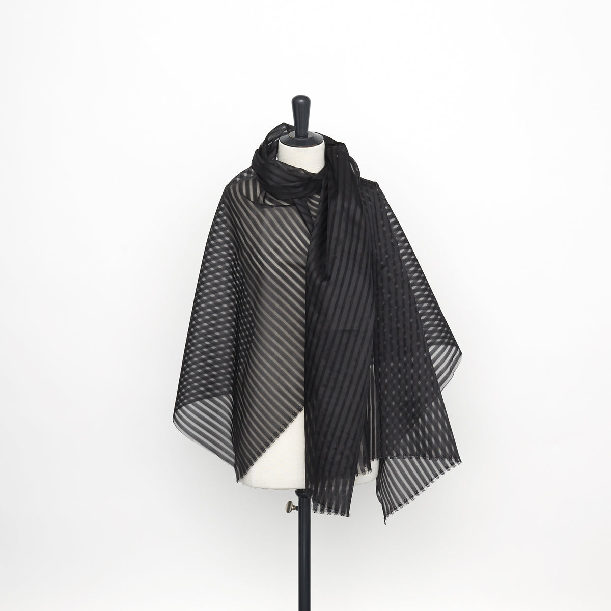 T23M04403 | Sheer Striped Silk Organza – Nona Source